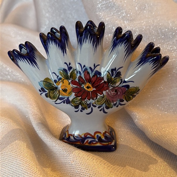 Accents | Vintage 5 Finger Vase Made In Portugal | Poshmark